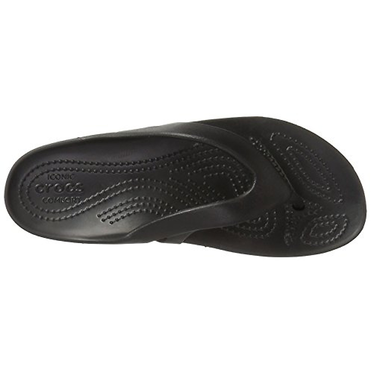Crocs womens Kadee Ii Flip Flop, Black, 10 US