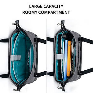 KROSER Laptop Tote Bag for Women, Purse Teacher Bag 15.6 Inch Laptop Bag Computer Work Briefcase Handbag Shoulder Bag