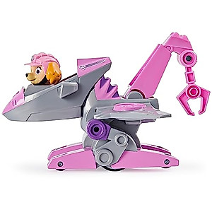 PAW Patrol, Dino Rescue Skye’s Deluxe Rev Up Vehicle with Mystery Dinosaur Figure