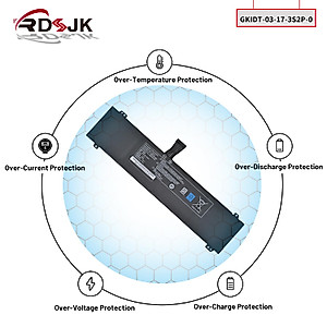GKIDT-03-17-3S2P-0 GKIDT-00-13-3S2P-0 Laptop Battery for Intel QC7 Adata XPG Xenia 15 Schenker XMG Fusion 15 XFU15L19 Eluktronics MAG-15 Aftershock Vapor 15 Pro 2021 GLIDK-00-15-3S2P-0 11.4V 93.48Wh