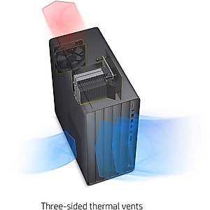 HP Envy TE01-2275xt Tower Desktop, Intel Core i7-11700 2.5GHz, 16GB RAM, 256GB PCIe SSD + 2TB HDD, NVIDIA GeForce RTX 3060 12GB, Windows 10 Home, Nightfall Black (Renewed)