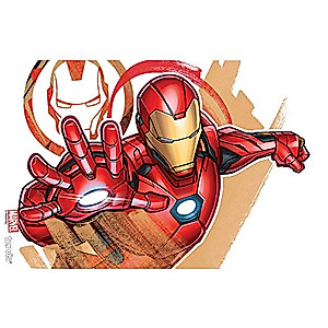 Tervis Marvel - Iron Man Made in USA Double Walled Insulated Tumbler Cup Keeps Drinks Cold & Hot, 16oz, Iconic