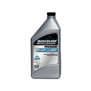 Quicksilver 58Q01-6PK 80W-90 Premium Gear Lube - 32 oz., (Pack of 6)