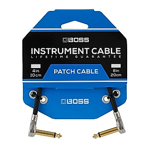 BOSS Stage and Studio Patch Cable, 4 Inches (BPC-4)