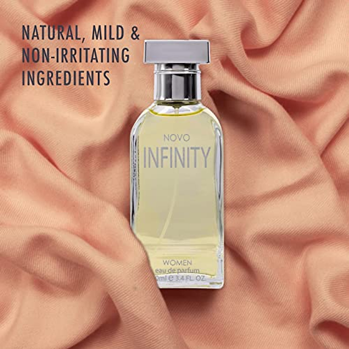 Novo Infinity for Women - 3.4 Fluid Ounce Eau De Parfum Spray for Women - Refreshing Mix of Citrus Floral & Musk Fragrances Smell Fresh All Day Long Lovely Gift for Women for All Occasions