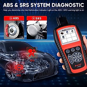 Autel AutoLink AL619 2024 Newest Car ABS SRS & CAN OBD2 Diagnostic Scan Tool, Read Erase DTCs for ABS Airbag & Full OBDII with Live Data, DTCs Library, Upgrade of AL519 ML519 ML619