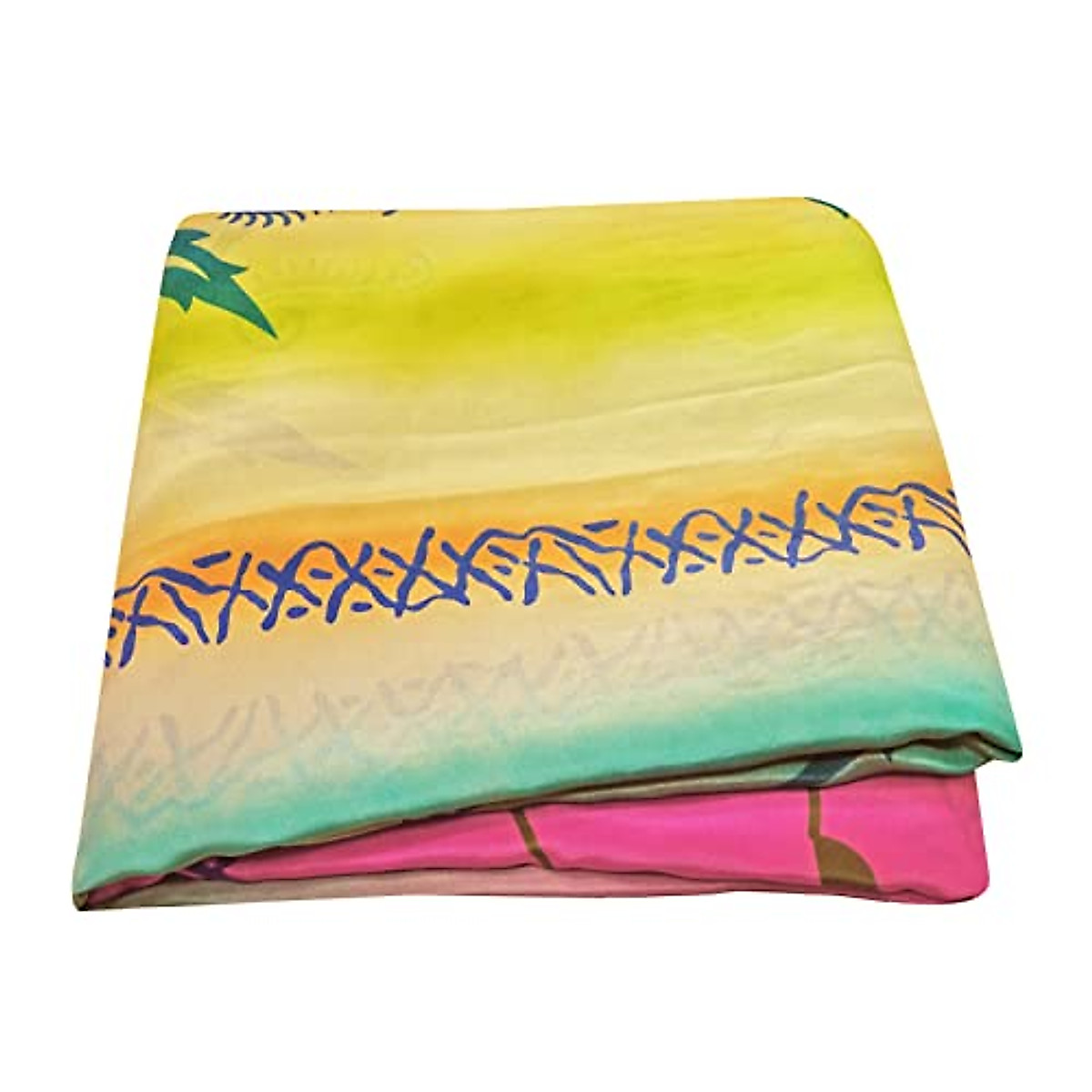 Peegli Indian Women's Crepe Silk Leaf Saree Vintage Pink Fabric DIY 5 Yards Sari