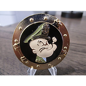 United States Navy USN Popeye Ask The Chief Challenge Coin