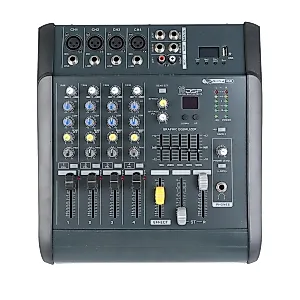 TC-Home 4 Channel Professional Powered Mixer power mixing Amplifier Amp 16DSP with USB Slot