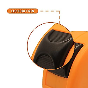 PERFECT MEASURING TAPE Left Handed Tape Measure with Right-to-Left Read - Measurement Reading Made Easy - Steel Hi-Visibility Orange Tape Measure 25ft/7.5m (Model RL-02)