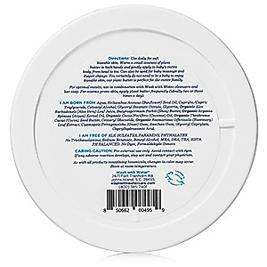 Wash with Water Plant Therapy Vegan Anti-Wrinkle Face & Body Butter Creamy Moisturizer with Enhanced Hydration and Antioxidant Support For All Skin Type, Petroleum Free, Steroid Free, 7oz, Unscented