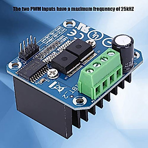 Motor Drive Module Board Module, Double BTS7960 High Current (43 A) H-bridge Driver, High-Power Driver for Smart Car BTS7960 43A Electric Components, Module