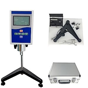 VTSYIQI Rotary Viscosity Meter Rotary Viscometer Digital Viscosity Fluidimeter Tester Meter with Accuracy ±1% 4 Rotor 1~2000000mPa.s for Inks Paints Coatings Adhesives Viscosity Test