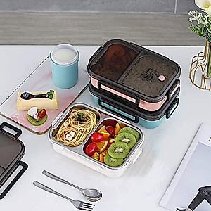 LANSKYWARE 2 Compartments Bento Lunch box with Insulated Lunch Bag and Portable Utensils, Stainless Steel Food Lunch Containers for Adults Men Women 3PCS Corn Peeler, Corn Peeler for Corn on the Cob,