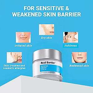 Real Barrier Extreme Cream 50 ml - Rich Anti-Ageing Moisturising Cream with Hyaluronic Acid and Ceramides - K-Beauty for Sensitive Skin