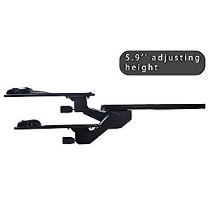 Adjustable Keyboard Tray Ergonomic Design Standard Under Desk Platform Large Space Track CARTMAY