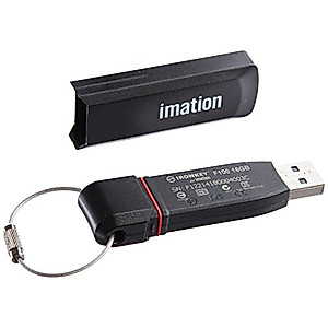 16GB Imation Defender F100 USB Flash Drive Fips 140-2, Level 3 Valided 256BIT Ea
