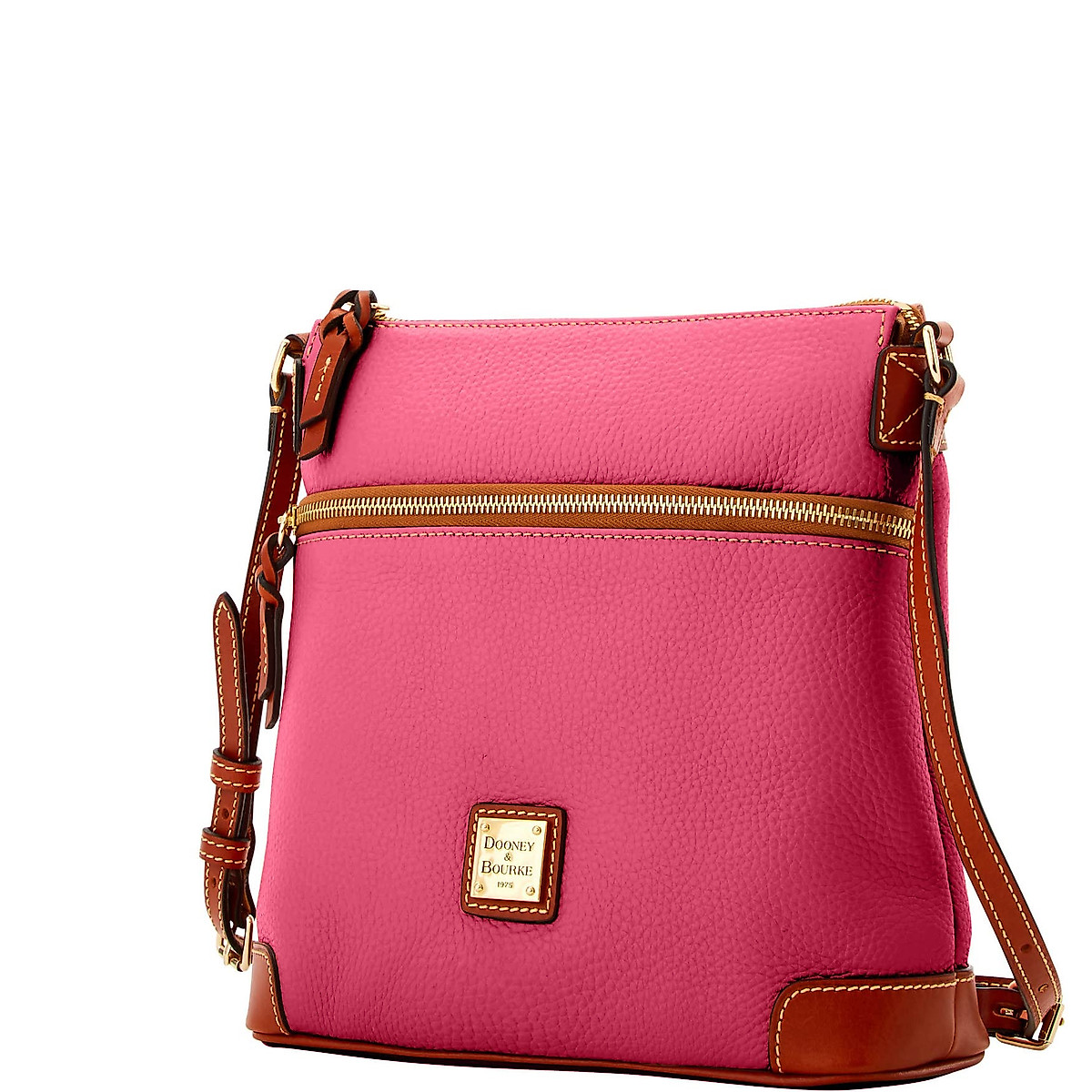 Dooney & Bourke Handbag, Pebble Grain Crossbody - Hot Pink