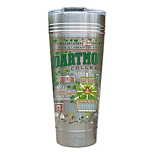 Catstudio Dartmouth College Collegiate Thermal Tumbler | Triple Wall Insulation With Non Slip Bottom | Great College Travel Cup for Water, Coffee, Tea, or Smoothies