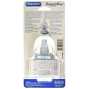 The First Years 2 Pack Breastflow Stage 1 Slow Flow Nipple