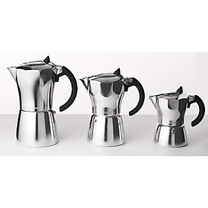aerolatte Moka Stovetop Espresso Pot Coffee Maker, 6 Cup Capacity
