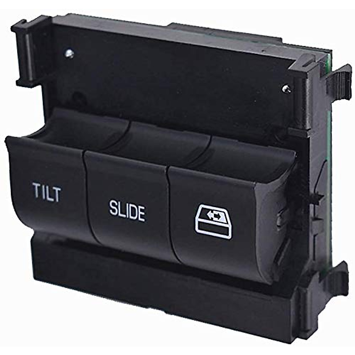 Overhead Console Switch (Rear Sliding Window Switch, Sunroof Switch) *Three Buttons* Replacement for 2011-2017 Ford F150 F250 F350 F450 F550, Replaces 9L3Z-15B691-DA, 71712