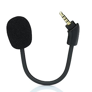 Cloud Revolver Mic Replacement for HyperX Cloud Revolver/Revolver S Gaming Headset 3.5mm Detachable Game Boom Microphone Pieces on PC Xbox PS4 PS5