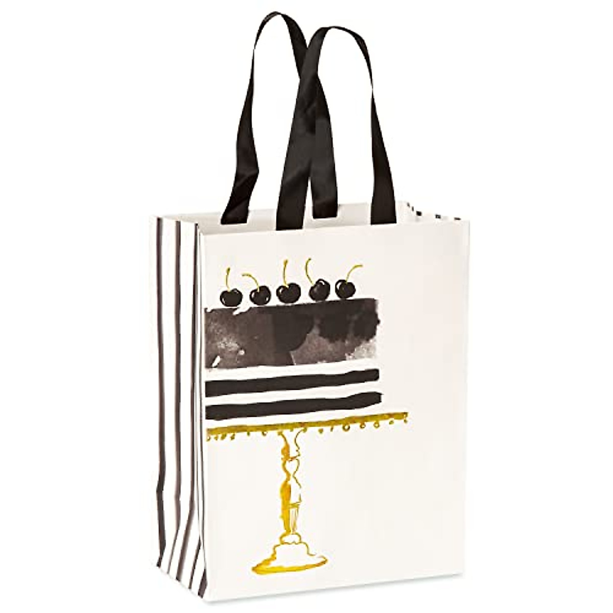 Papyrus Gift Bags with Tissue Paper (Cake and Balloon) for Birthdays, Weddings, Bridal Showers, Baby Showers and All Occasions (2 Bags, 1 Large 13", 1 Medium 9", 4-Sheets)