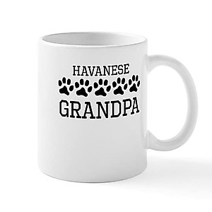 CafePress Havanese Grandpa Mugs Ceramic Coffee Mug, Tea Cup 11 oz
