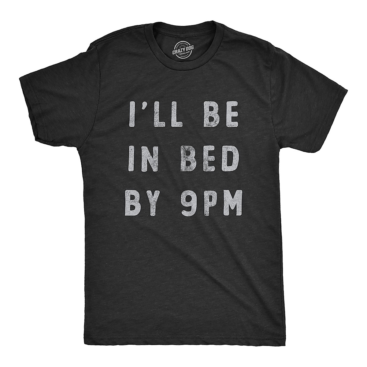 Mens Ill Be in Bed by 9 PM T Shirt Funny Early Sleepy Party for Guys Funny T Shirts Cool Sarcastic T Shirt Novelty Tees for Guys Black - XL