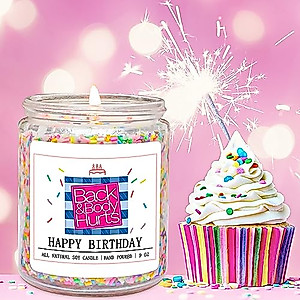 Homsolver Birthday Candles Gifts for Her and Him, Birthday Gifts for Women Men, Unique Best Friend Birthday Gift Ideas -Happy Birthday Candles