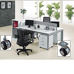 Casters 37mm50mm+ Load-Bearing 40kg Furniture Black Universal Moving Office Chair Wheel Accessories Computer Chair Wheel 2 inch Plunger Large Liner