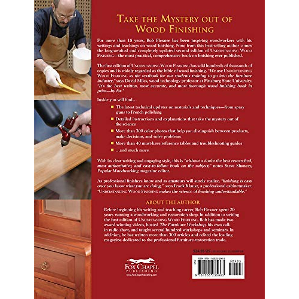Understanding Wood Finishing: How to Select and Apply the Right Finish (Fox Chapel Publishing) Practical & Comprehensive with Over 300 Color Photos and 40 Reference Tables & Troubleshooting Guides