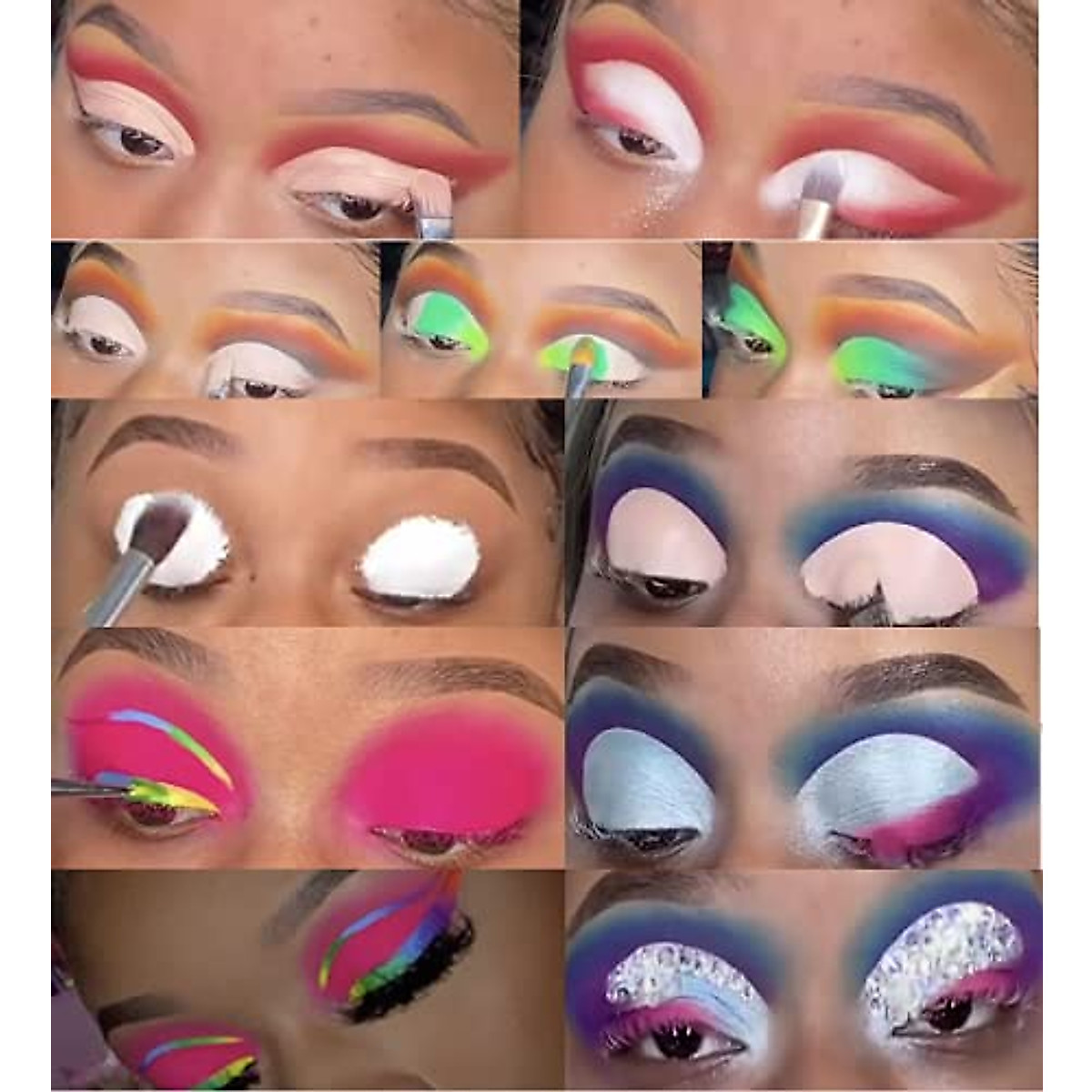 Fendy Eyeshadow Primer,Primer Face Makeup Eye Shadow Base,Anti-Aging Eyeshadow Primer Potion Waterproof Great for Oily Lids Primer (White-05)