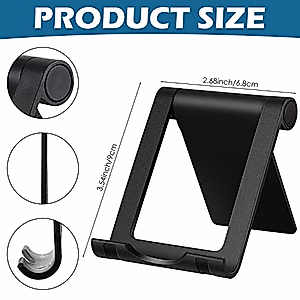 40 Pcs Cell Phone Stand Foldable Cell Phone Holder Desk Multi Angle Tablet Stand Universal Cellphone Stand Portable Smartphone Dock Compatible with Most Mobile Phone and Tablet for Travel, 5 Colors