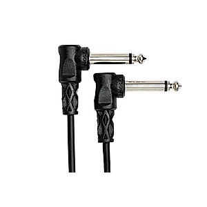 Hosa CFS-106 Molded Right Angled Guitar Patch Cable, 6 Inch