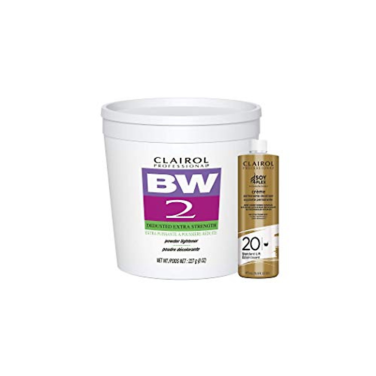 Clairol Professional Lightener and Developer for Hair Coloring Bundle