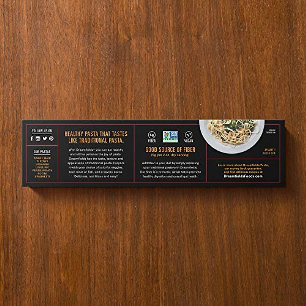 Dreamfields Healthy Pasta Living Spaghetti, 13.25-Ounce Boxes (Pack of 20)