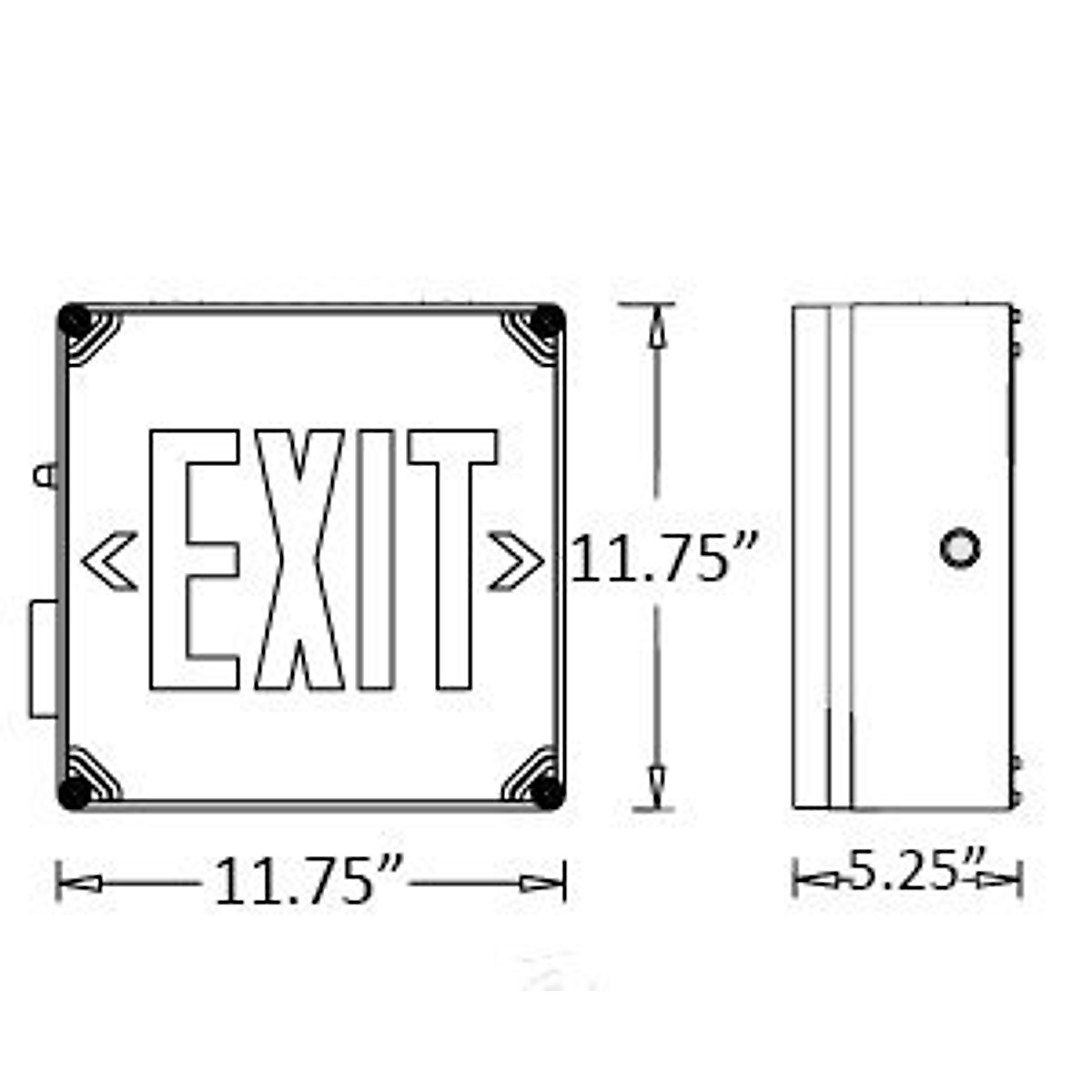 Weatherproof Exit Sign