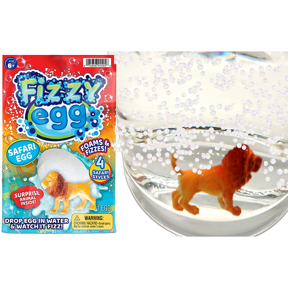 JA-RU Fizzy Egg Surprise Toys (12 Eggs) w/Surprise Mystery Dinosaur & Sea Animal Toy. Like Kids Bath Bombs. Fun Shower & Bath Toys for Boys & Girls. Bathbombs Easter Egg Basket Toy. 5505-12p