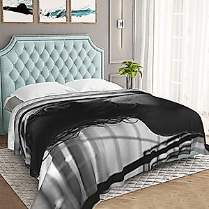 Joseph Jason Namakaeha Momoa Throw Blankets 3D Printed Polyester Daily Home Blanket ,Bedroom Living Room Home Decor All Seasons for Bed Couch Chair Sofa Travel 60"x50"