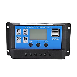 600W 18V Solar Panel Kit, 100A Solar Charge Controller with Battery Clips Battery Charging Kit for Marine Boat RV Camping Emergency Power