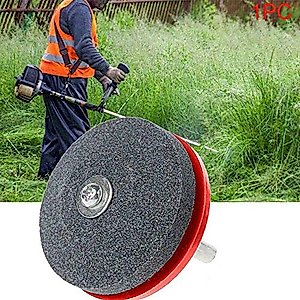 BE-TOOL Blade Sharpener,4PCS Garden Tool Sharpener Faster Universal Grinding Rotary For Any Power Drill Hand Drill（Cyan）
