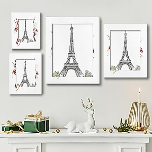 cfpolar 4x6 Inch Environmentally Friendly Wood Photo Frame With High-Definition Acrylic Board For Table Top Display And Wall Mounting Photo Frame File Frames Red Crested Parrot