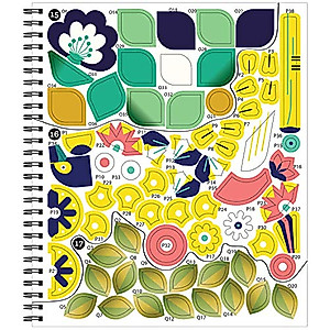 Brain Games - Sticker by Number: Stress Free (28 Images to Sticker)