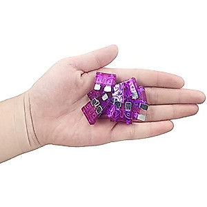 (50 Pcs) MCIGICM 3 Amp Standard Fuse, 3A Blade Automotive Fuse for Car Truck