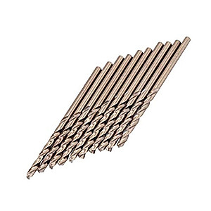 YWBL-WH Hss Twist Drill,M35 Cobalt Drill Bit Set 1mm-5mm HSS Twist Drill Bits for Drilling Stainless Steel Cast Iron Metal(3mm)
