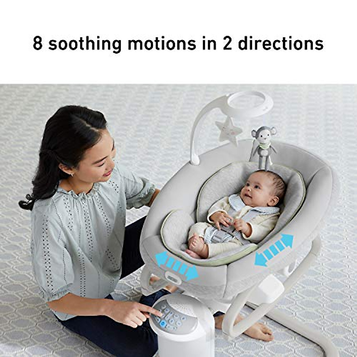 Graco, Soothe My Way Swing with Removable Rocker, Madden