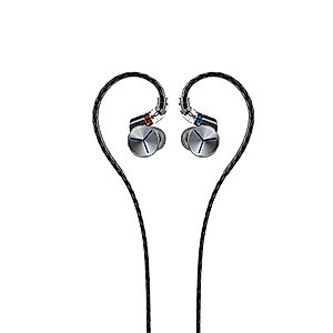 FiiO FA7S Earphones Headphone Wired High Resolution Swappable Plugs MMCX 6BA in-Ear Monitor for Smartphone/PC(Silver)