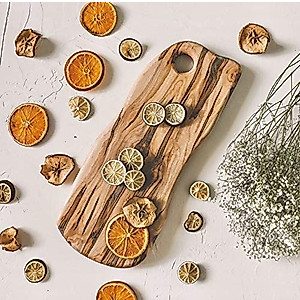 Large Long Ambrosia Maple Wood Cutting Board with Handle, Charcuterie Buffet Serving Board, Wedding Catering Tray